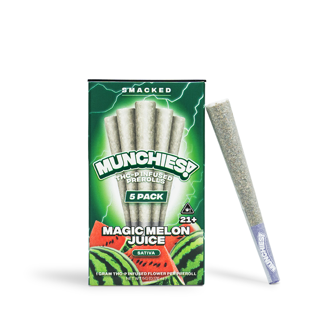 Delta Munchies Magic Melon Juice - Mini Doinks 5-Pack THCP Prerolls ...