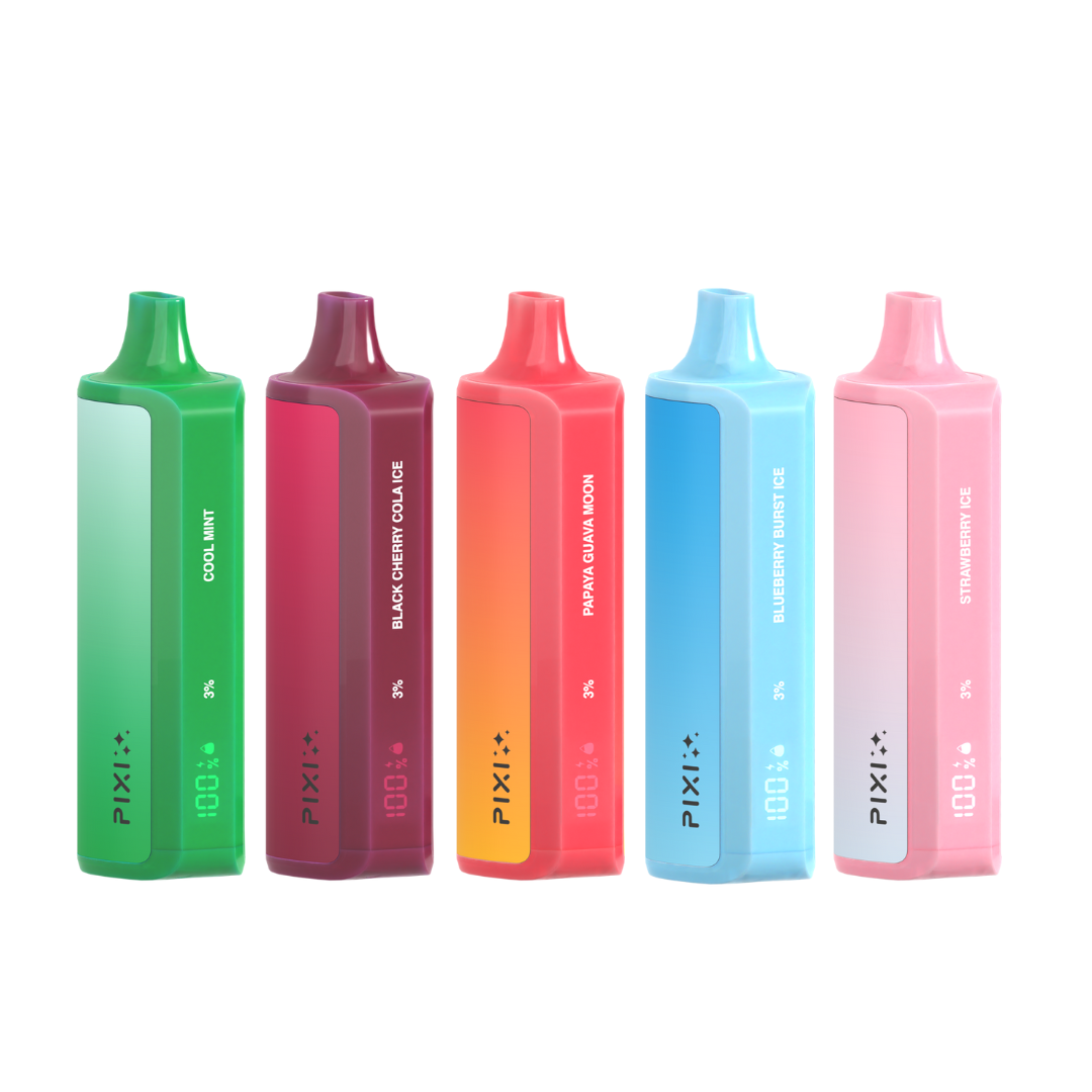 PIXI Vape Disposable (8000 Puffs) 3% Nicotine | LCD Display – TenVape