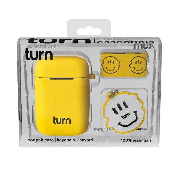 Turn Hemp 100% Essentials Kit – Smiley Podpak Silicone Case – TenVape