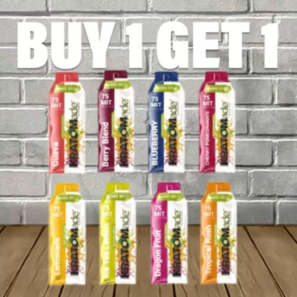 B1G1 Kratomade Kratom Extract Squeeze Packs – TenVape