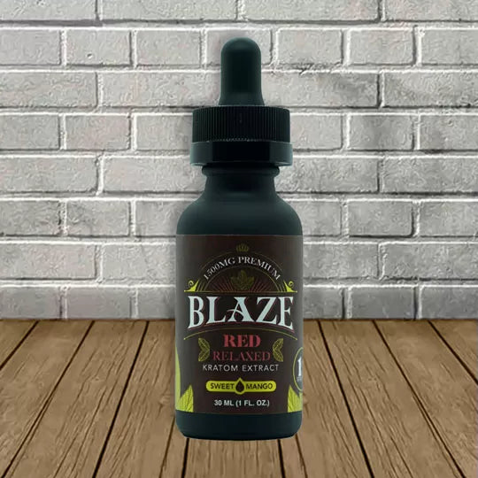 Blaze Kratom Extract RED RELAXED Tincture – TenVape