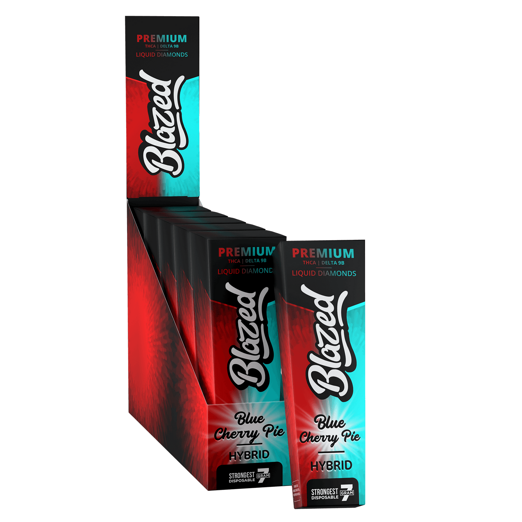 Blazed 7 Gram THCA + Delta 9B Disposable Vape – TenVape