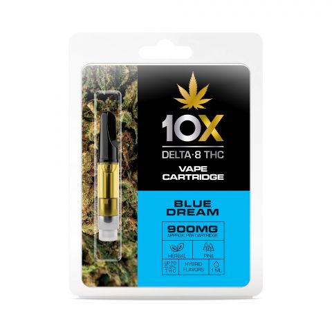 Blue Dream Cartridge - Delta 8 THC 10X 900mg – TenVape