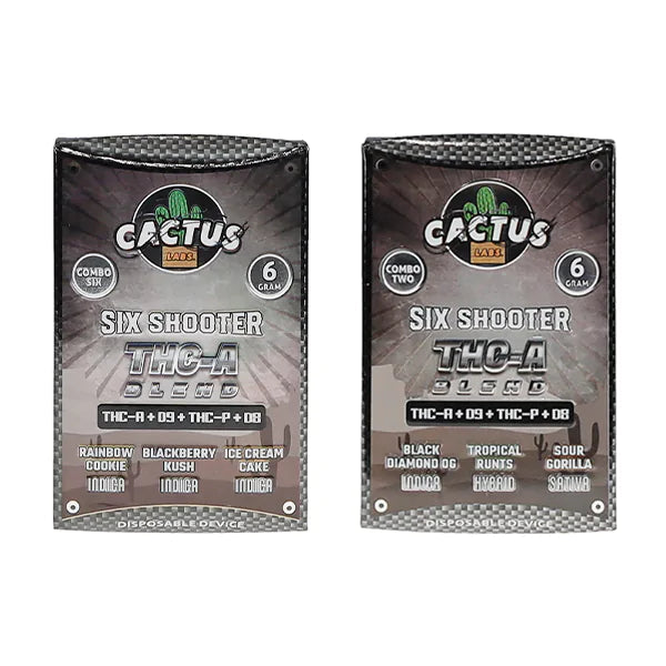 Cactus Six Shooter THC-A Blend THC-A+D9+THC-P+D8 – TenVape