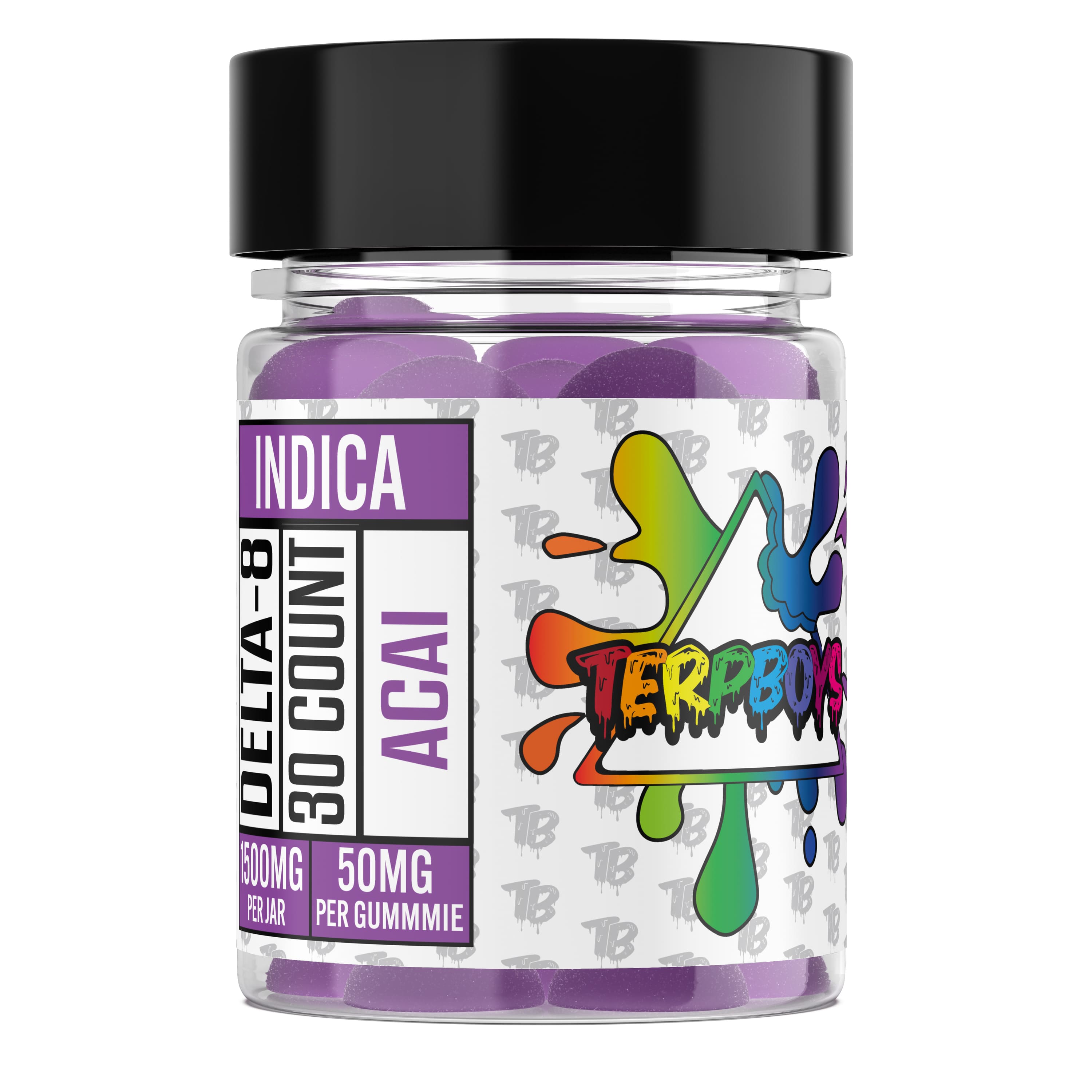 TerpBoys Delta 8 Gummies Acai Indica – TenVape