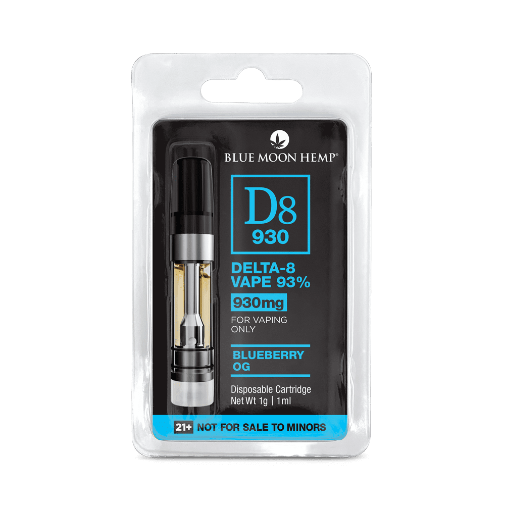 Blue Moon Hemp Delta 8 Vape Cartridge 930mg – TenVape