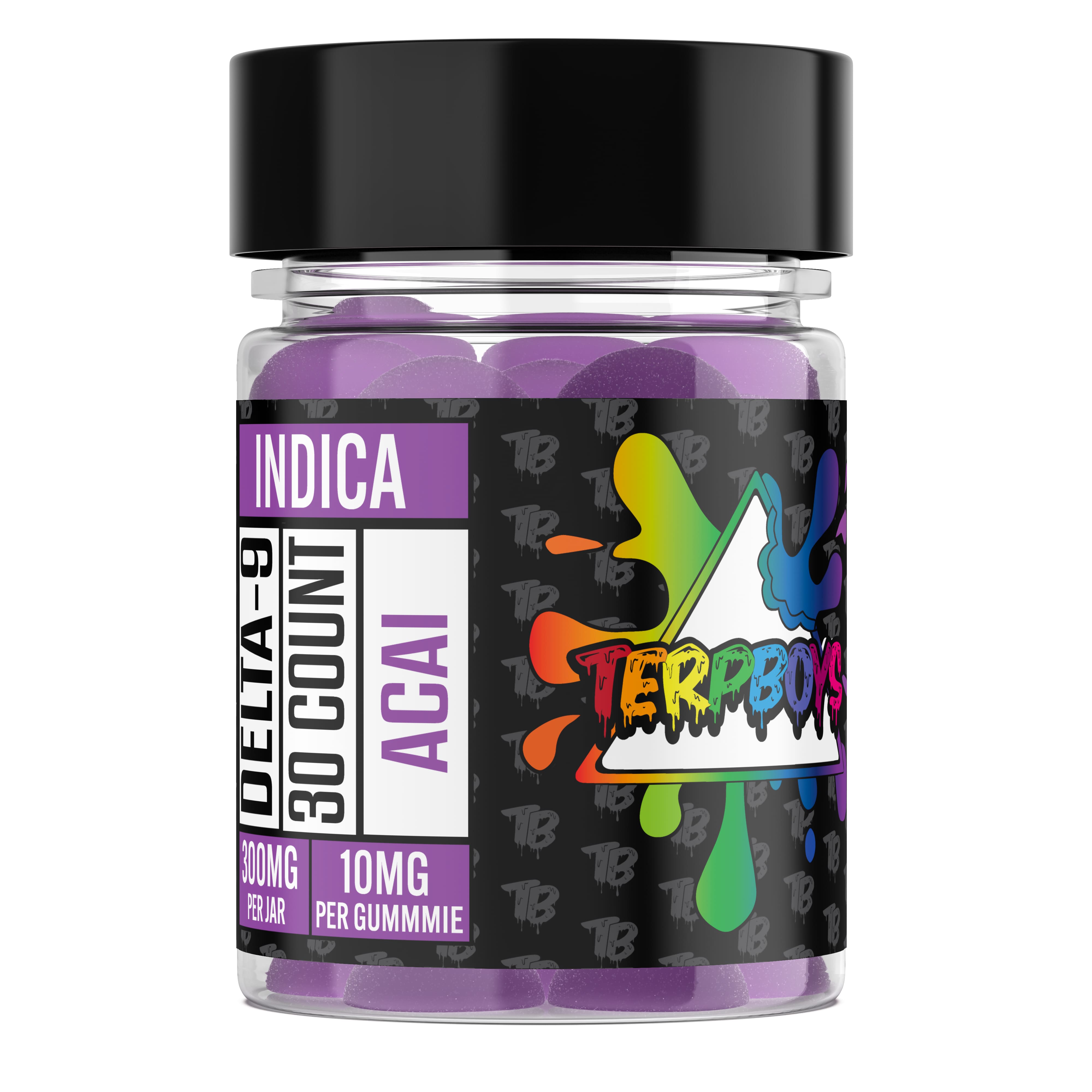 TerpBoys 10mg Delta 9 Gummies Acai Indica – TenVape