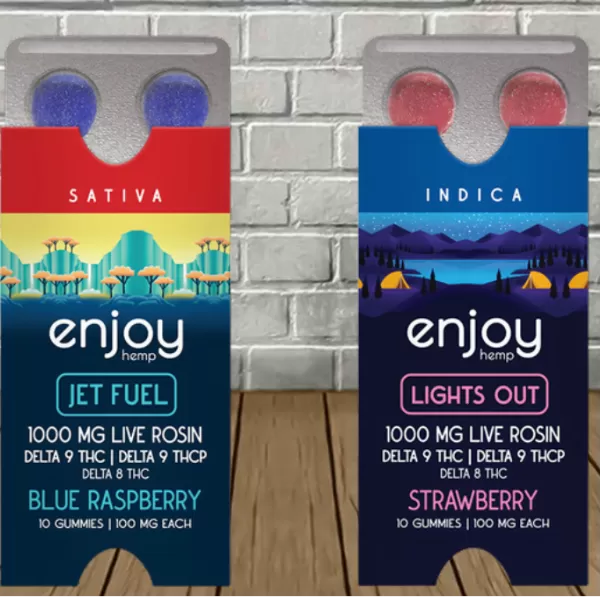 Enjoy Hemp Live Rosin D9 | THCP | D8 Blister Pack 1000mg – TenVape