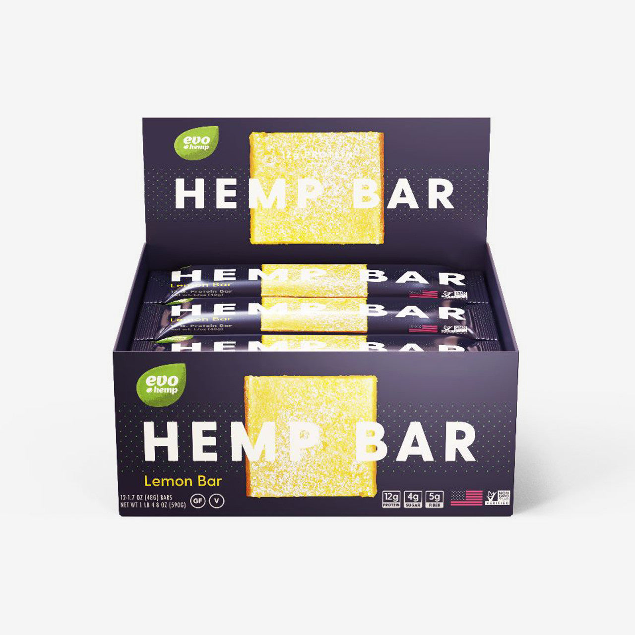 Evo Hemp Lemon Hemp Bars - 4 Boxes – TenVape