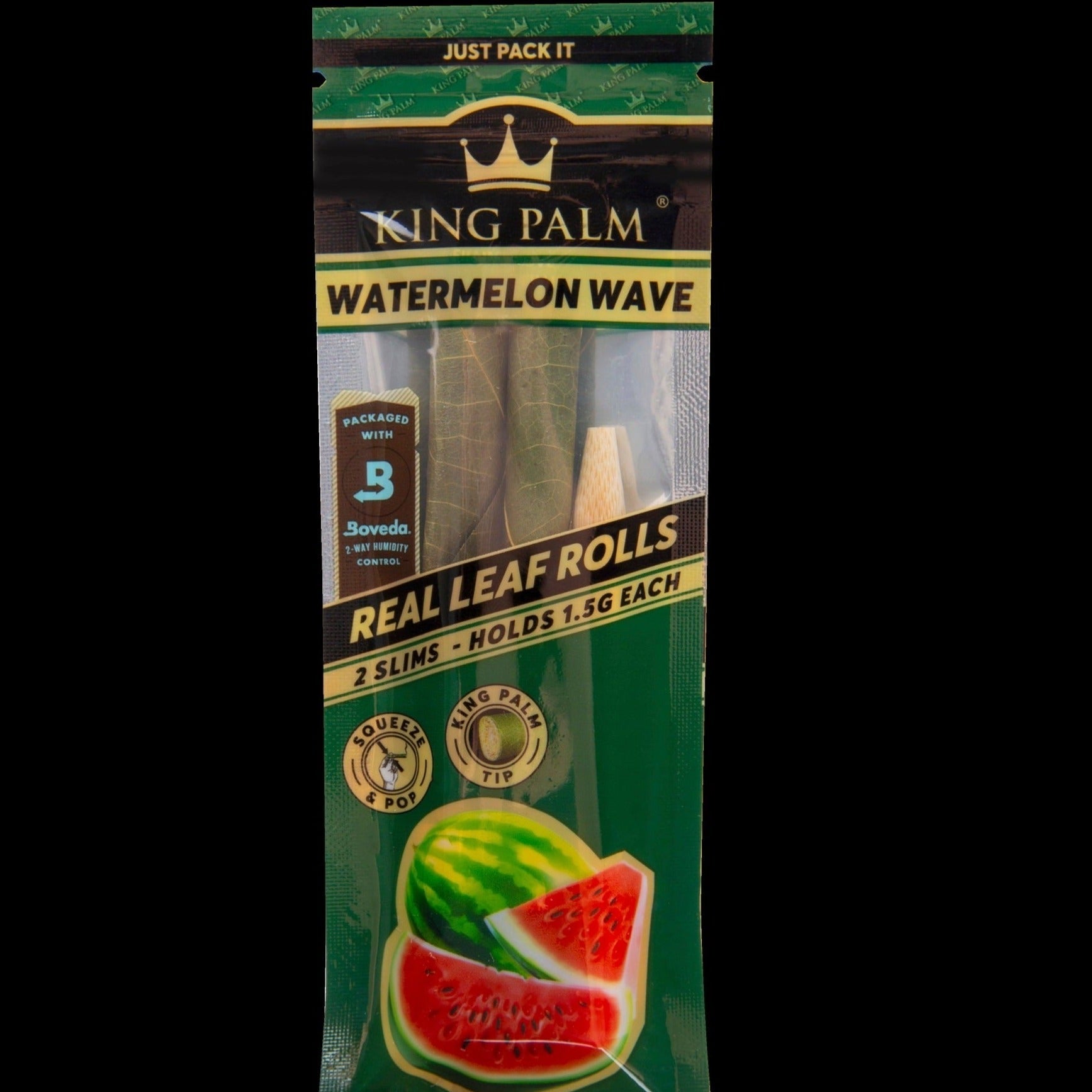 King Palm Watermelon Wave Slim Flavor Pre Rolled Cones - 2 Pack – TenVape