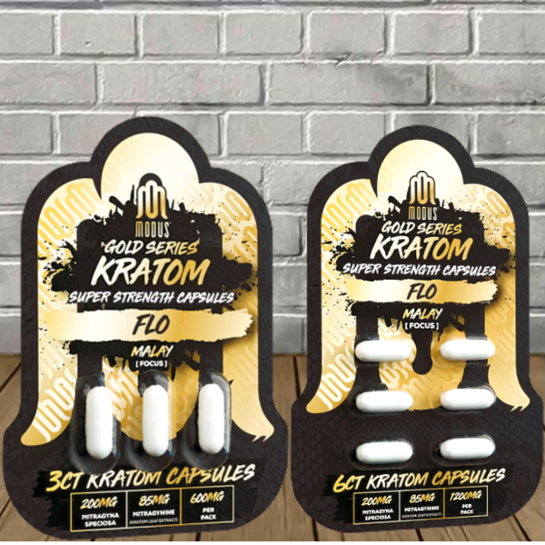 Modus Gold Series Kratom Super Strength Capsules – TenVape