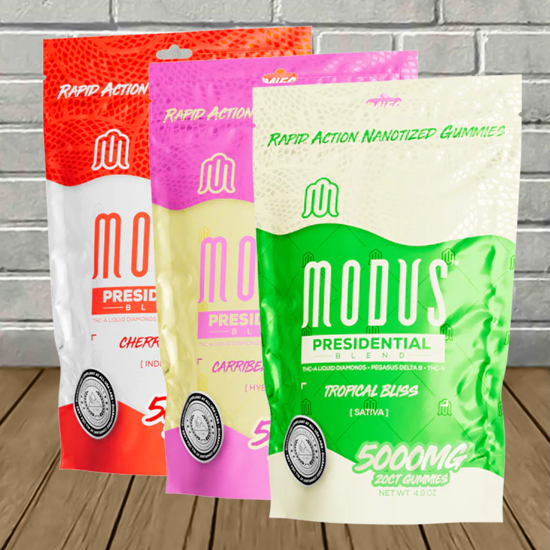 Modus Presidential Blend Nano-Infused Gummies 5000mg – TenVape