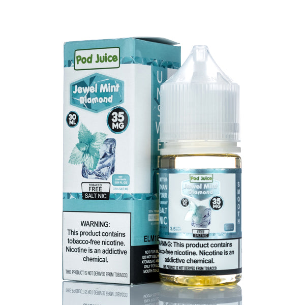 Pod Juice Salt Jewel Mint Diamond 30ml – TenVape