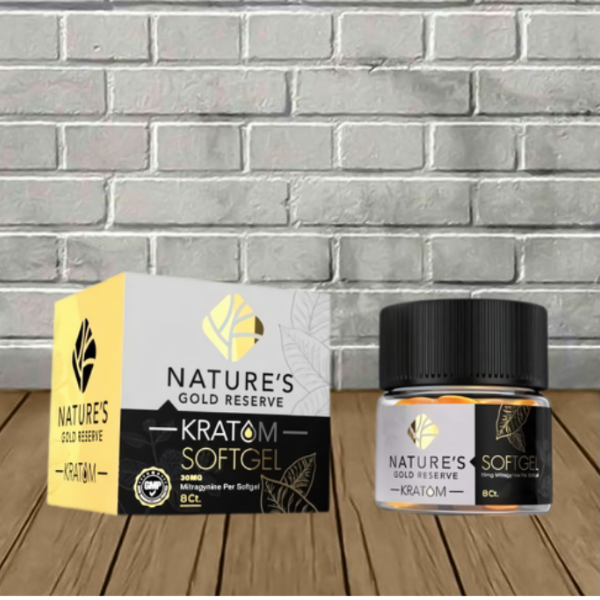 Natures Gold Reserve Kratom Extract Soft Gels 8ct – TenVape