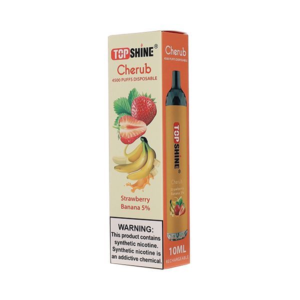 Strawberry Banana Top Shine Cherub Disposable Vape 4500 Puffs – TenVape