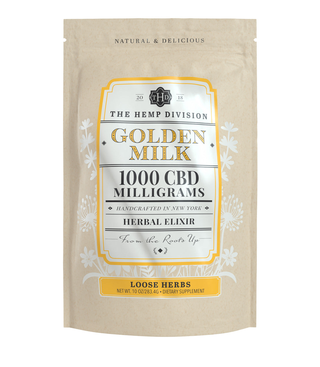 The Hemp Division Golden Milk - 1,000 MG CBD (Loose, 10 oz. Bag) – TenVape