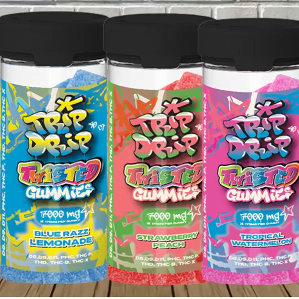 Trip Drip Twisted Gummies 7000mg – TenVape