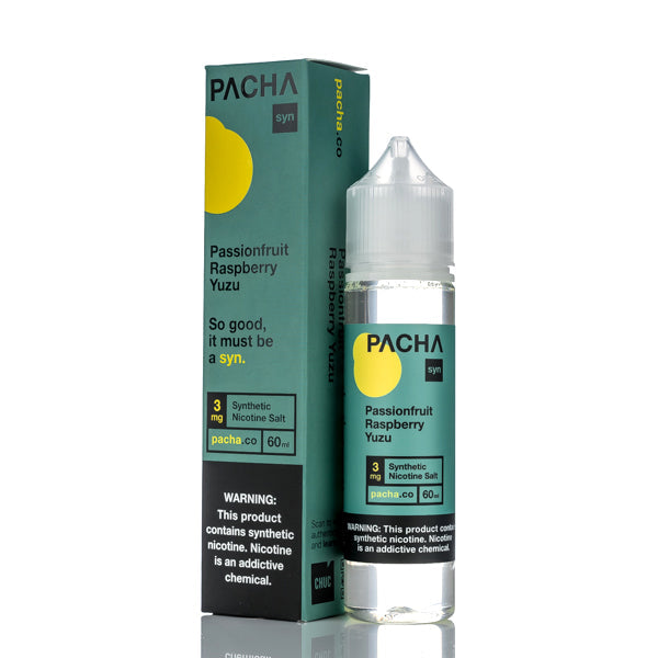 Pachamama Syn Passion Fruit Raspberry Yuzu 60ml – TenVape