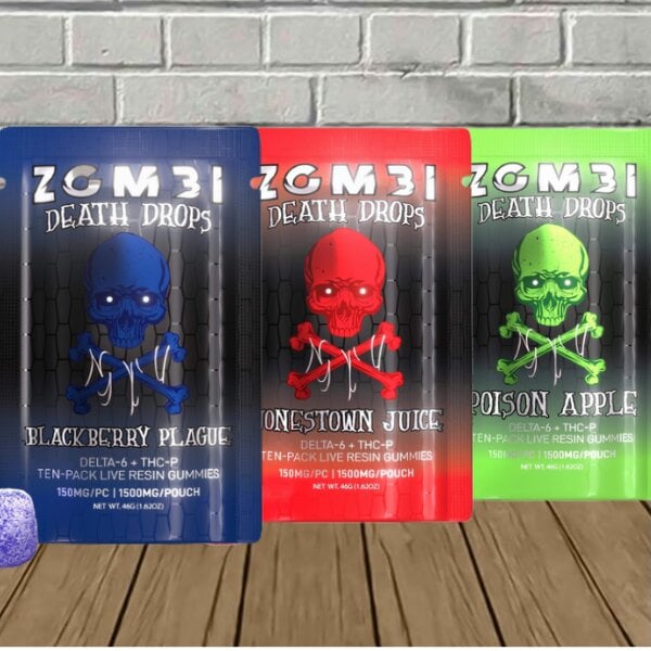 Zombi Death Drops Gummies D6 + THCP 1500mg – TenVape