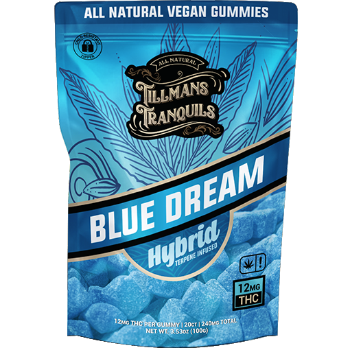 Tillmans Tranquils Blue Dream Delta 9 THC Gummies 240mg – Hybrid – TenVape