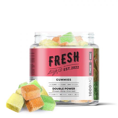 Double Power Gummies - THCO 1000mg Fresh – TenVape