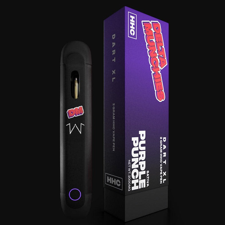 Delta Munchies Purple Punch 2G HHC Dart XL – TenVape