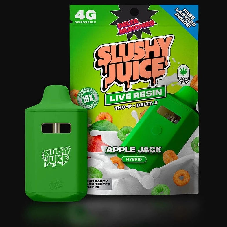 Delta Munchies Apple Jack Slushy Juice 4G THC-P Vape – TenVape