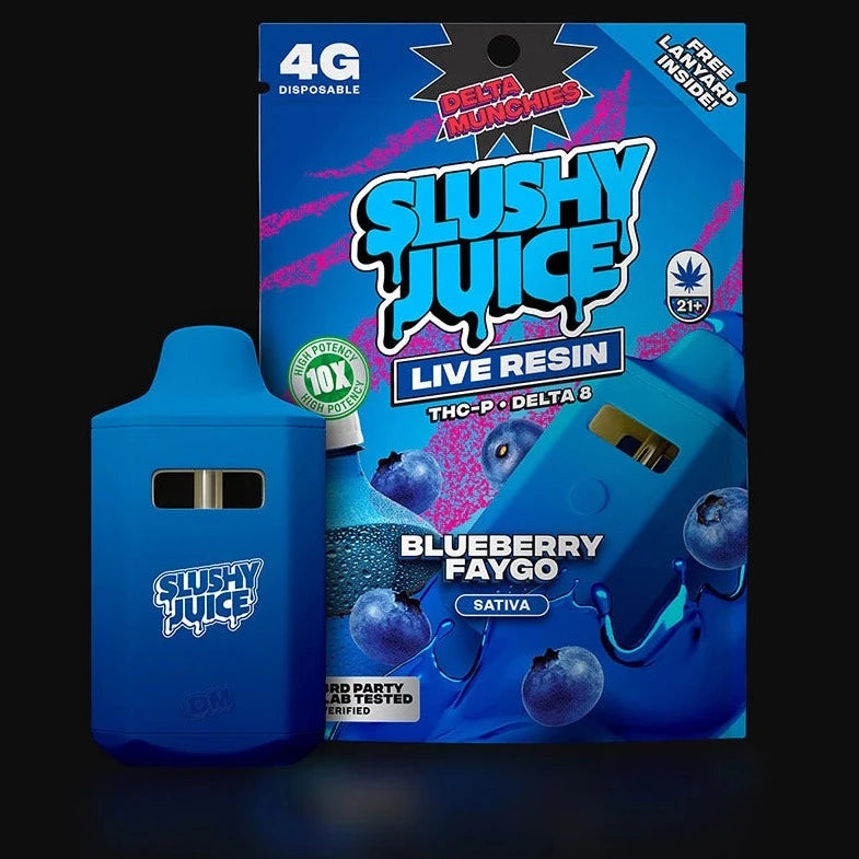 Delta Munchies Blueberry Faygo Slushy Juice 4G THC-P Vape – TenVape