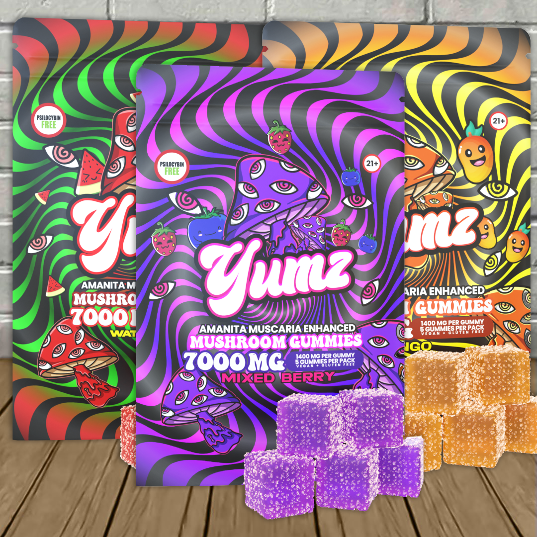 Yumz Lab Amanita Muscaria Mushroom Gummies 7000mg – TenVape