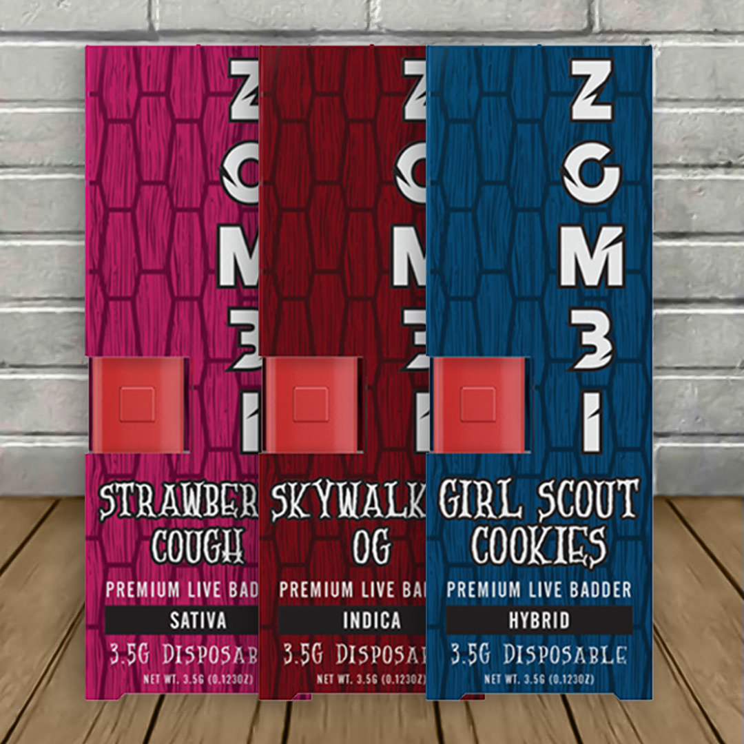 Zombi Delta 8 Live Badder Disposable 3.5g – TenVape